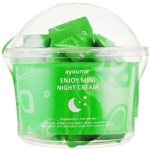 Ayoume Enjoy Mini Night Cream Крем для лица ночной, 90 мл, 30 шт.