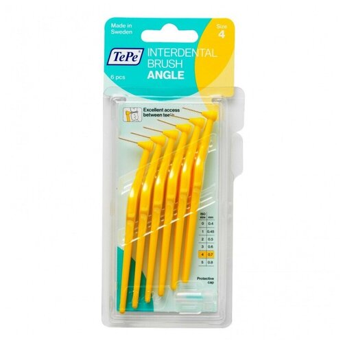 Межзубные ершики TePe Angle Yellow 0,7 мм