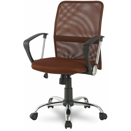 Компьютерное кресло College H-8078F-5 офисное, обивка: сетка/текстиль, цвет: коричневый