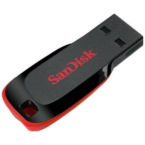 USB Флеш-накопитель Флеш-память SanDisk Cruzer Blade, 128Gb, USB 2.0, красный, SDCZ50-128G-B35