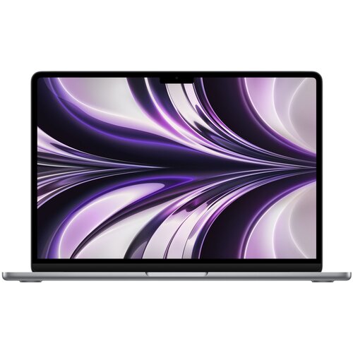 13.6" Ноутбук Apple MacBook Air 13 2022 2560x1664, Apple M2, RAM 8 ГБ, LPDDR5, SSD 256 ГБ, Apple graphics 8-core, macOS, space gray