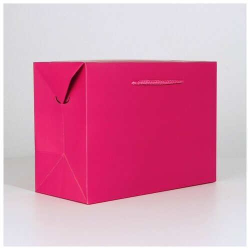 Пакет — коробка «Фуксия», 28 × 20 × 13 см