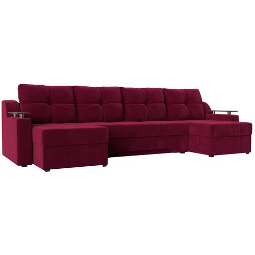 П-образный диван Сенатор, Микровельвет, Модель 112399