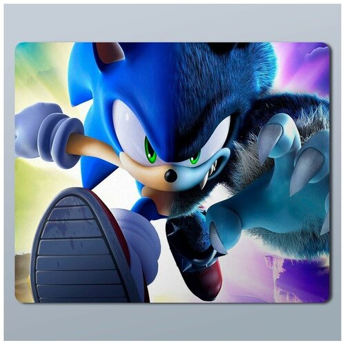 Коврик для мыши с принтом игры Sonic Unleashed - 1111
