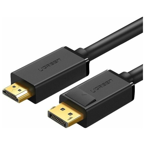 Ugreen 10202 Кабель Ugreen DP101 DisplayPort-HDMI, 2m, Цвет-черный.