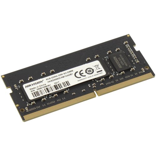 Оперативная память Hikvision 8 ГБ DDR4 3200 МГц SODIMM CL22 HKED4082CAB1G4ZB1/8G