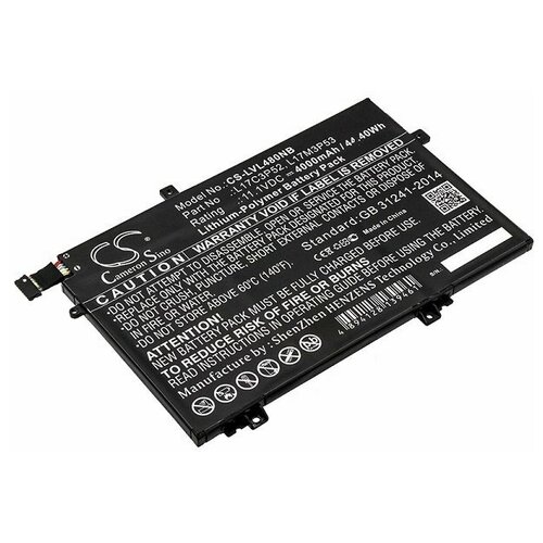 Аккумуляторная батарея CameronSino для ноутбука Lenovo ThinkPad L480 11.1V (4000mAh)