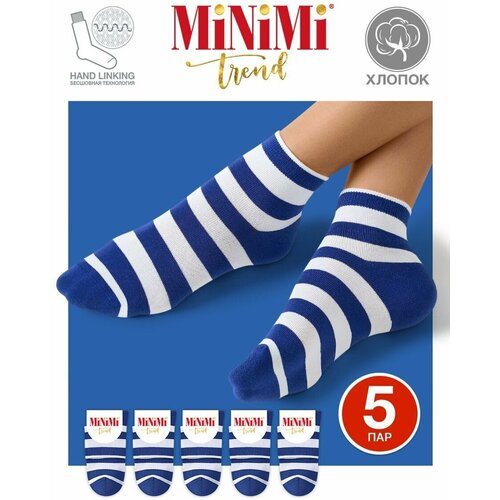 Носки MiNiMi, 5 пар, размер 39-41 (25-27), синий