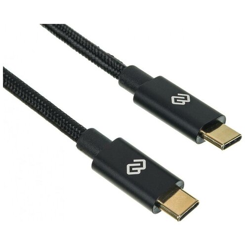 Кабель Digma Power Delivery 100W USB Type-C (m) USB Type-C (m) 1.5 м, черный