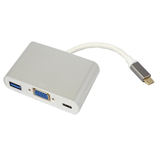 Адаптер переходник Type С на USB 3.0 / VGA / Type C // кабель для передачи видео H84