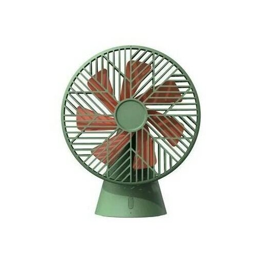 Портативный вентилятор Xiaomi Sothing Silent Rainforest Mini Fan, зеленый