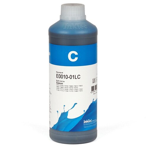 Чернила InkTec E0010-01LC, 1л, водорастворимые, Cyan