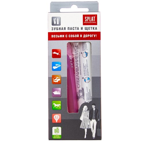 Зубная паста SPLAT ультракомплекс дорожный, 40 мл, 91 г, микс