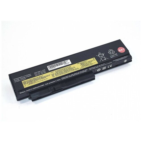 Аккумулятор (Батарея) для ноутбука Lenovo X230-4S1P (0A36305) 14.8V 2200mAh REPLACEMENT черная
