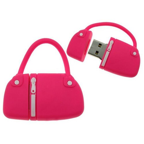 Подарочный USB-накопитель сумочка розовая 8GB оригинальная флешка