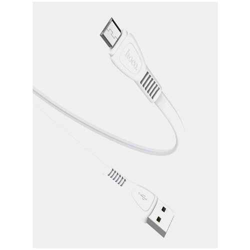 Кабель USB Hoco X40 Noah для Micro USB, 2.4A, длина 1.0м, белый