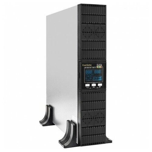 Exegate EX293050RUS ИБП On-line ExeGate PowerExpert ULS-3000. LCD. AVR.1SH.2C13. USB. RS232. SNMP.2U