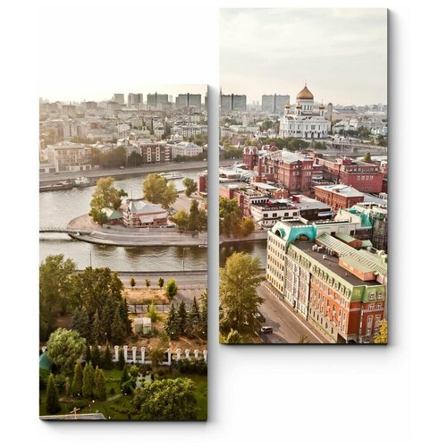 Модульная картина Панорама Москвы110x138