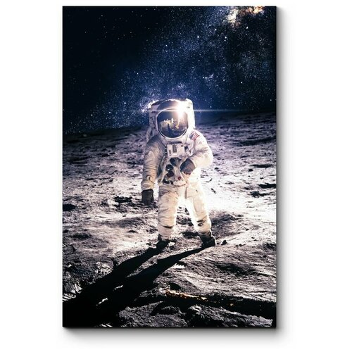 Модульная картина Шаги по Луне 20x30