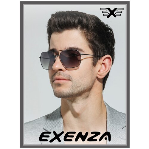 Солнцезащитные очки Exenza, серебряный