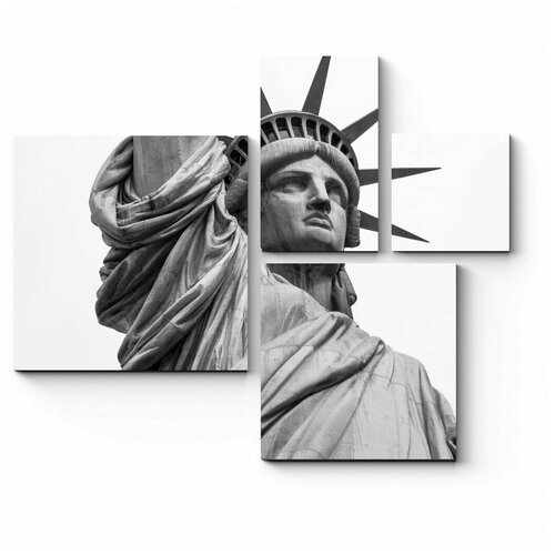 Модульная картина Величественная статуя Свободы 72x60