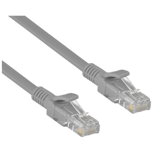 Сетевой кабель ExeGate UTP Cat.5e 0.3m Grey UTP-RJ45-RJ45-5e-CU-0,3M-GY EX282008RUS