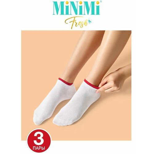 Носки MiNiMi, 3 пары, размер 39-41 (25-27), белый