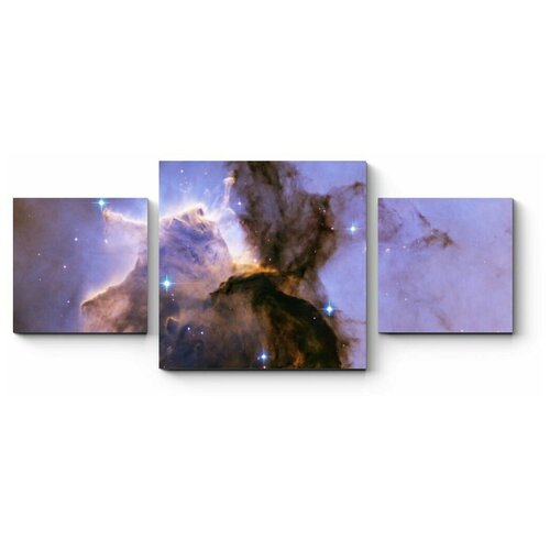Модульная картина Туманность Орла 80x34
