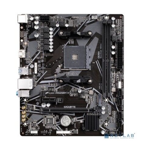 Gigabyte Материнская плата Gigabyte A520M K Soc-AM4 AMD A520 2xDDR4 mATX AC`97 8ch(7.1) GbLAN RAID+HDMI