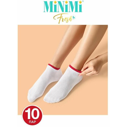 Носки MiNiMi, 10 пар, размер 35-38 (23-25), белый
