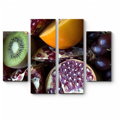 Модульная картина Экзотические фрукты 150x113