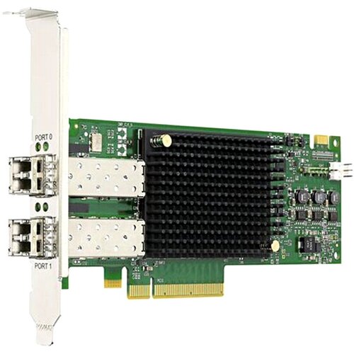 Broadcom Emulex LPe31002-AP (LPe31002-M6) Gen 6 (16GFC), 2-port, 16Gb/s, PCIe Gen3 x8, LC MMF 100m, 1 year