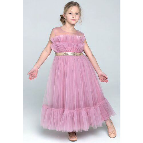 Платье, размер 7, розовый