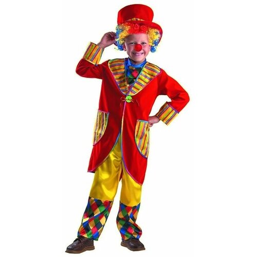 Костюмы маскарадные для детей "Клоун Франт красный", размер 36, рост 146 см