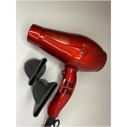 Фен для волос Parlux 3800 Eco Friendly Ionic & Ceramic Pro 2100 Вт красный