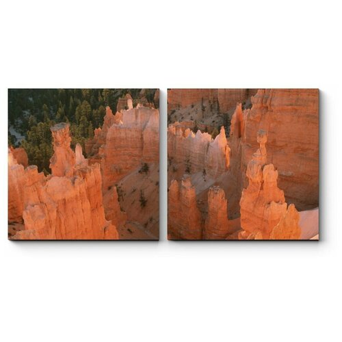 Модульная картина Крутой каньон140x70