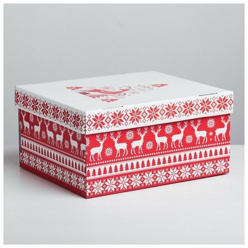 Складная коробка «Скандинавия», 31,2 × 25,6 × 16,1 см