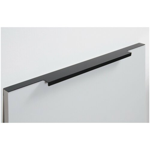 Мебельная ручка торцевая RAY, длина - 797 мм, установочный размер - 704 мм, цвет - Чёрный матовый, RT109BL