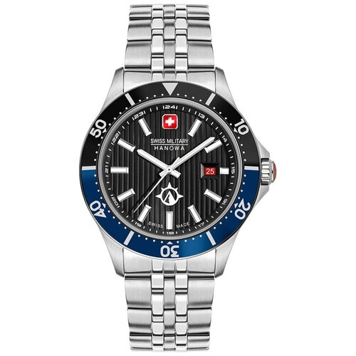 Наручные часы Swiss Military Hanowa Flagship X SMWGH2100603, серебряный, черный