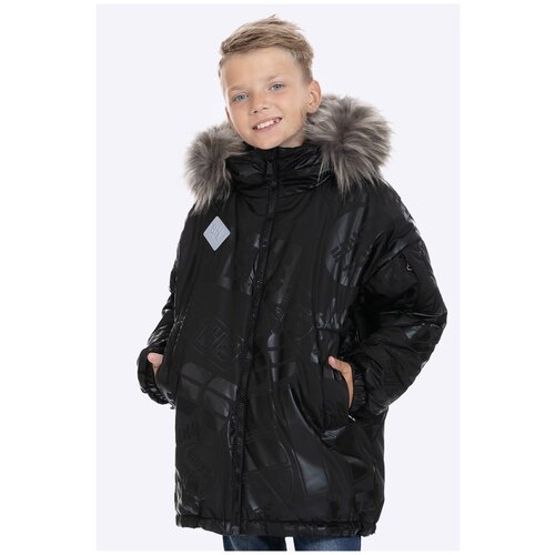 Куртка Шалуны, размер 34, 128, черный