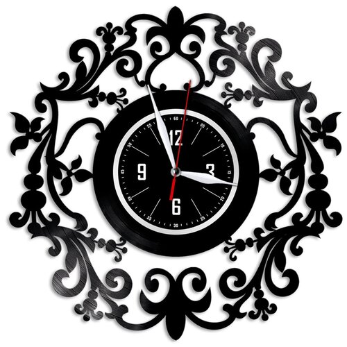 Декоративные - настенные часы из виниловой пластинки