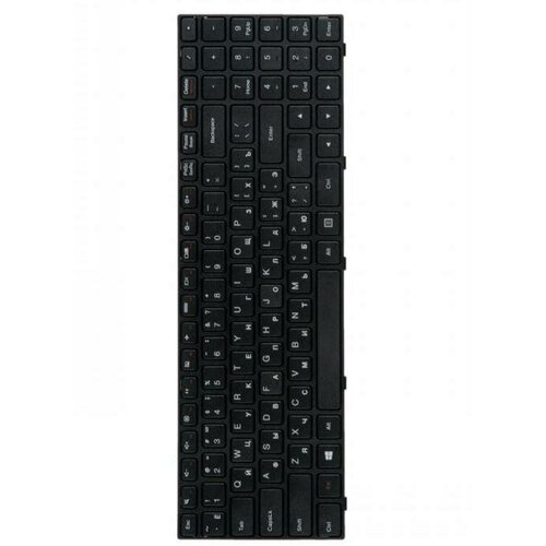 Клавиатура (keyboard) для ноутбука Lenovo IdeaPad 100, 100-15IBY, B50-10, черная с рамкой, гор. Enter, [ZeepDeep], 5N20J30715