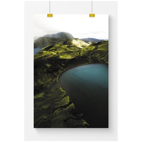 Постер на стену для интерьера Postermarkt Природа Исландии №9, размер 40х50 см, постеры картины для интерьера в тубусе