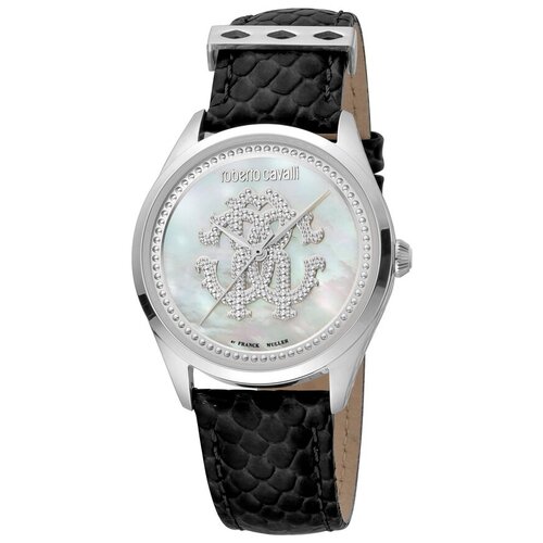 Наручные часы Roberto Cavalli by Franck Muller Logomania, черный