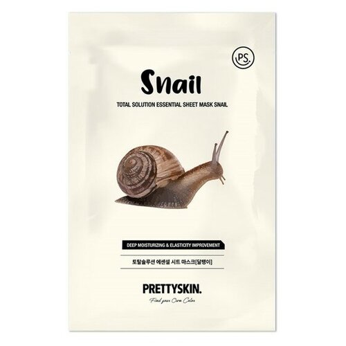 Prettyskin Total Solution Essential Seat Mask Snail, 23 г