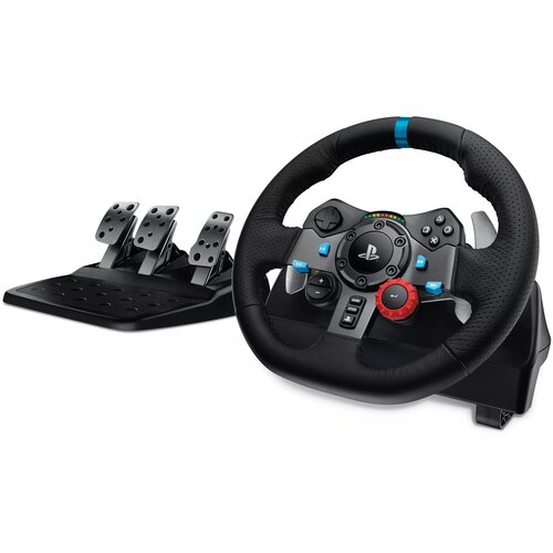 Комплект Logitech G G29 Driving Force, черный, 1 шт.