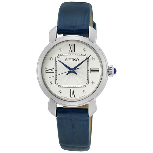 Наручные часы SEIKO CS Dress Японские SUR497P2, белый, синий