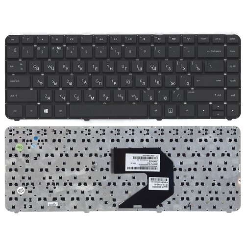 Клавиатура для ноутбука HP AER33700110 черная без рамки