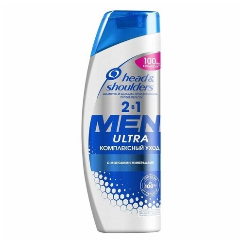 Head&Shoulders/ Шампунь для волос Head & Shoulders Men Ultra Комплексный уход 2 в 1 600 мл (1 шт)