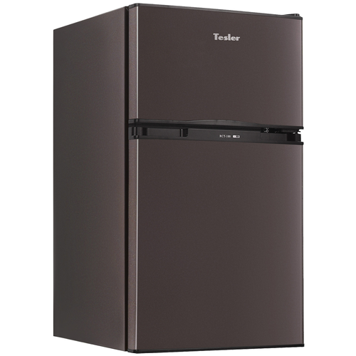 Холодильник Tesler RCT-100 Dark Brown, темно-коричневый